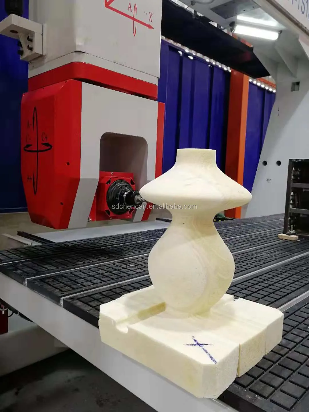5 Axis CNC Machine for Precision Milling of Foam Boat Moulds