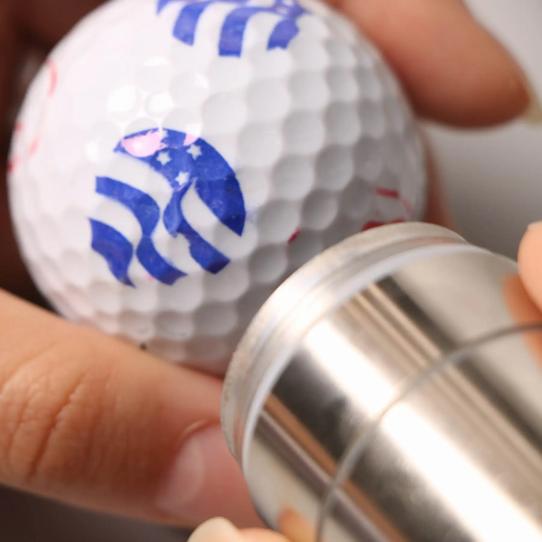 Personalized Large Aluminum Golf Ball Stamper - Perfect Gift