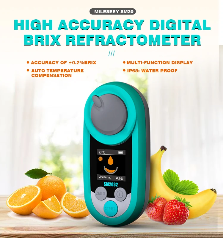 Refractometer Brix Lightweight Refractomet Brix Scale Refractometer ...