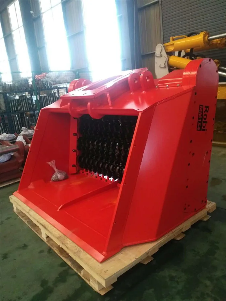 MONDE New Robi Excavator Screening Bucket Shredder Crusher