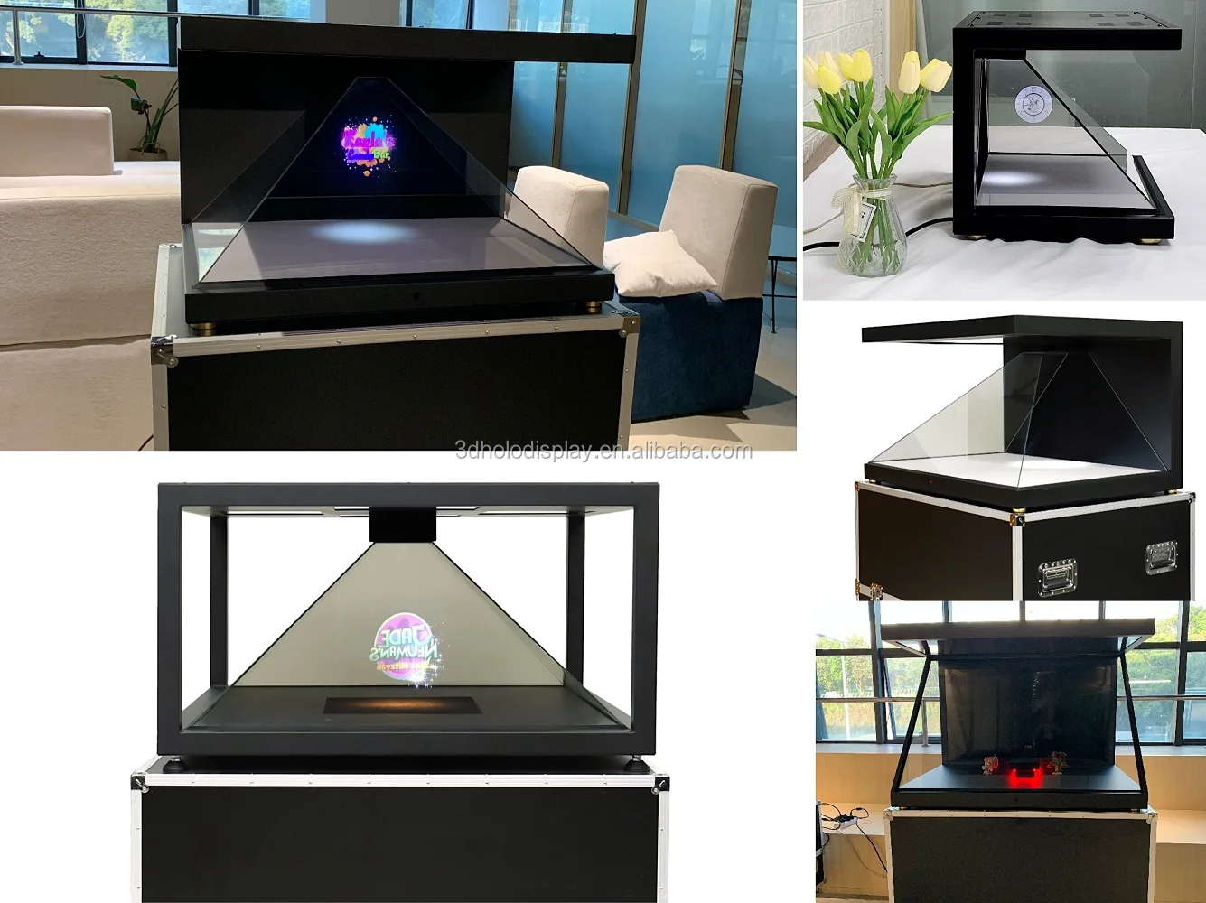 Holographic Pyramid Display - 3D Magic Hologram Video