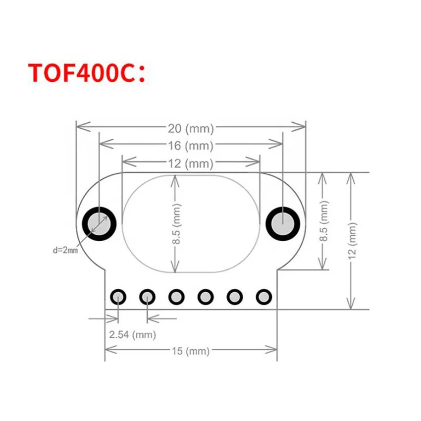 Taidacent TOF050C 200C 400C Laser Distance Sensors - Mini & Precise