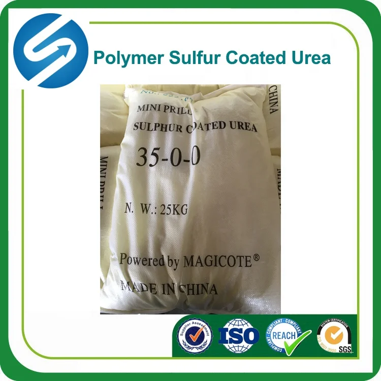 Polymer Sulfur Coated Urea 35-0-0 Sulfur Urea Polymer Coating And Urea ...