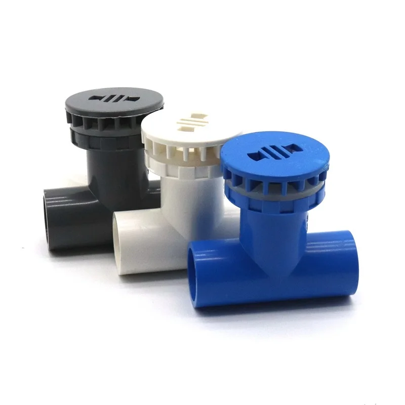 20mm T Style PVC Pipe Connector for DIY Aquarium & Drainage