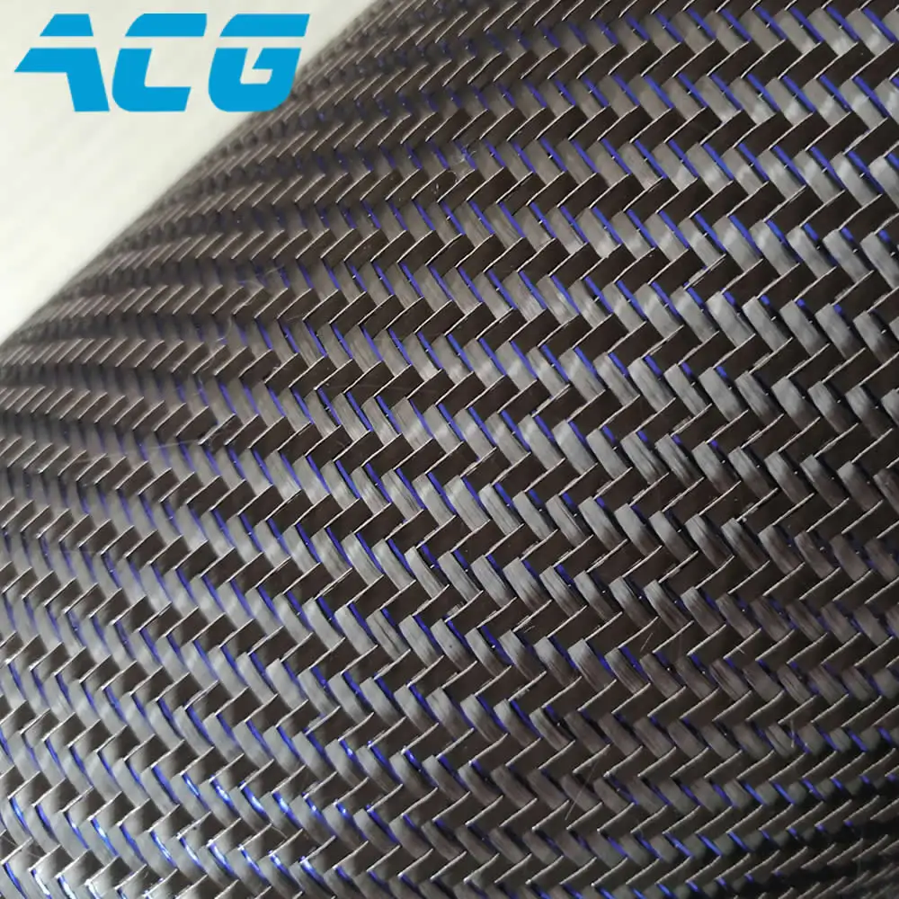 Red Reflective Carbon Fiber Fabric - Durable & Versatile