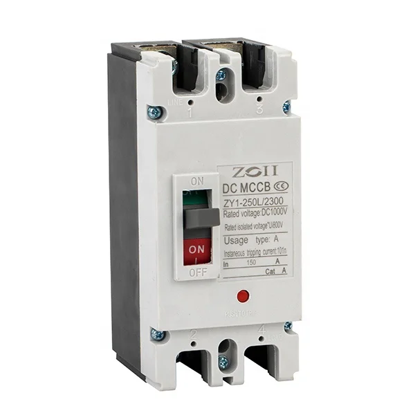 ZOII CE Certificates DC Solar MCCB 1P2P3P4P1000V 3P 1000V 80A to 1600A ...
