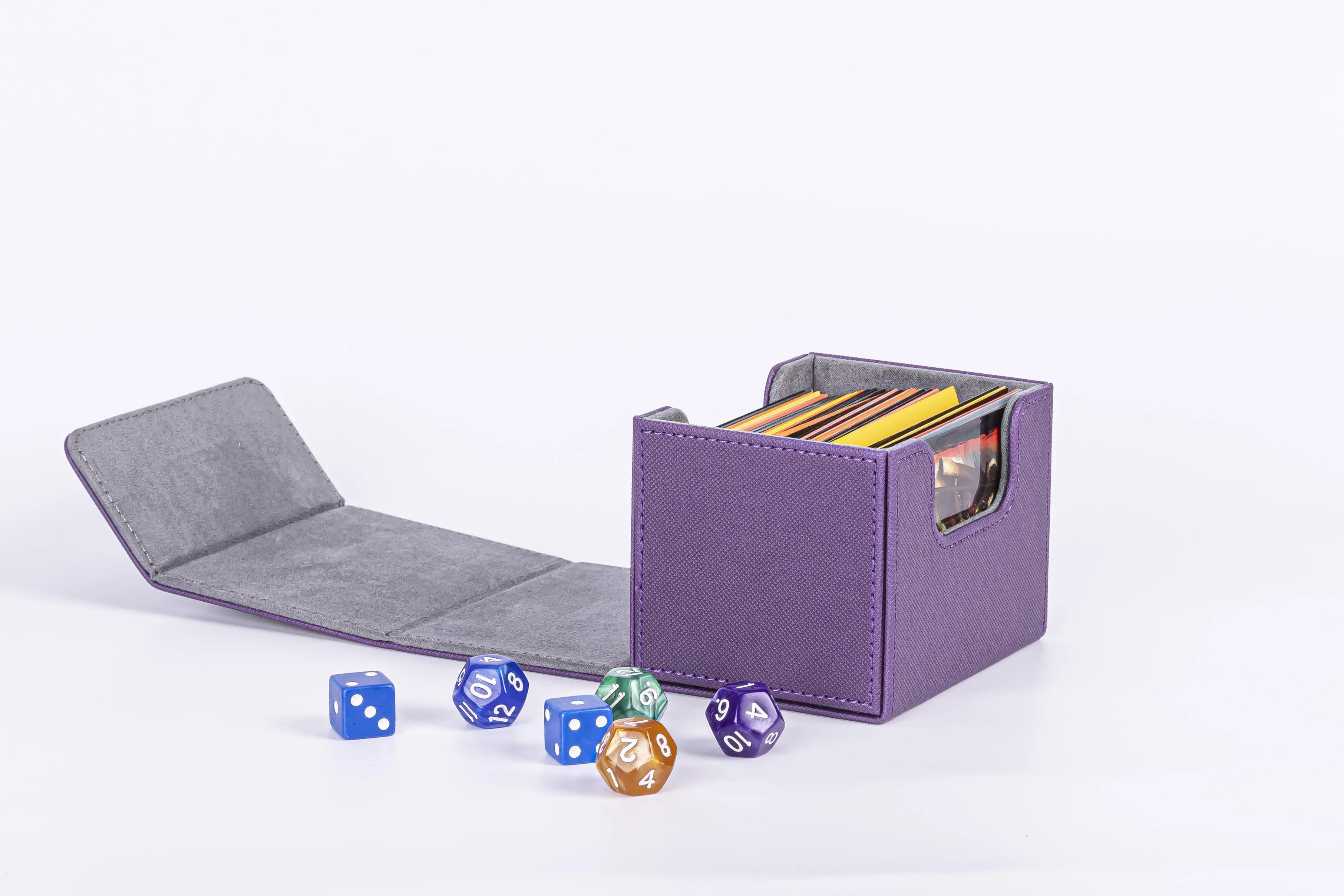 100 Cards Deck Box Flip Playing Card Pu Leather - Buy Card Deck Tarot ...