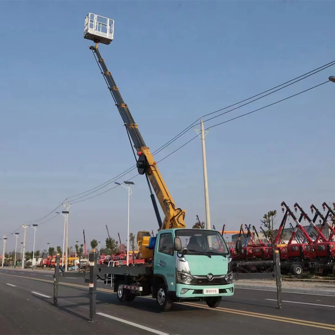 Foton 30m Max Working Height Bucket Truck Aerial Working Platform ...
