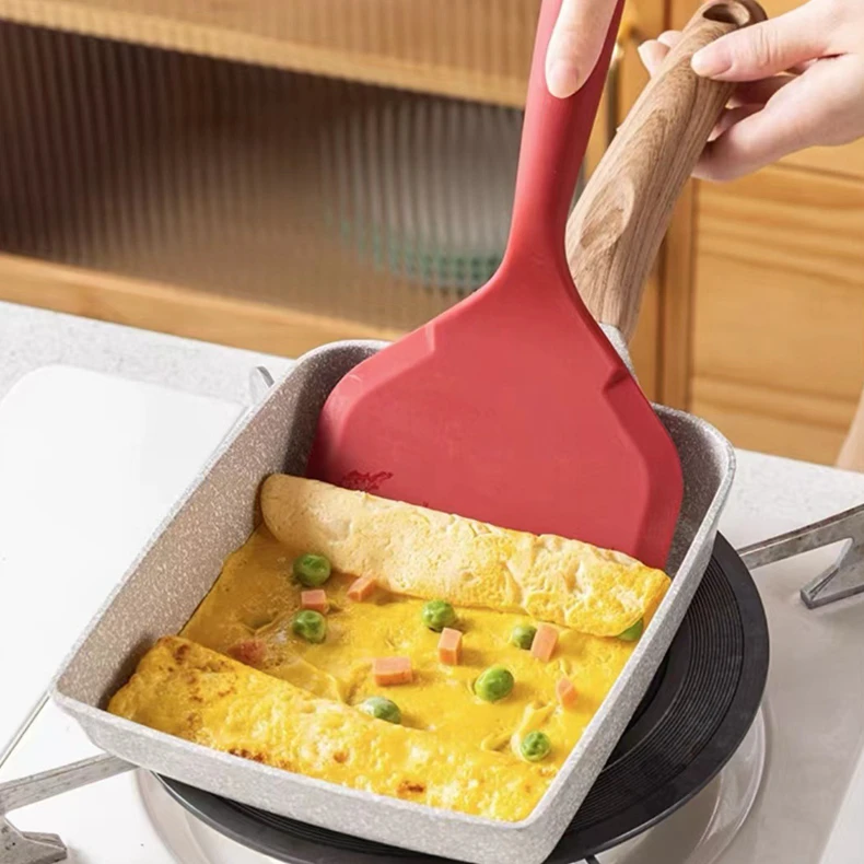 Hot Square Steak Medical Stone Breakfast Pan Egg Roll Frying Pan - Buy ...