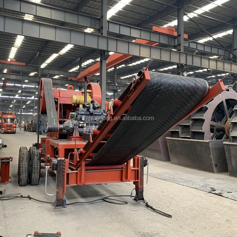PE400*600 Mobile Stone Jaw Crusher - High Efficiency & Low Energy