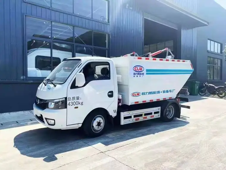 Byd T4 Pure Electric Rear Hanging Bucket Garbage Truck - Buy Small ...