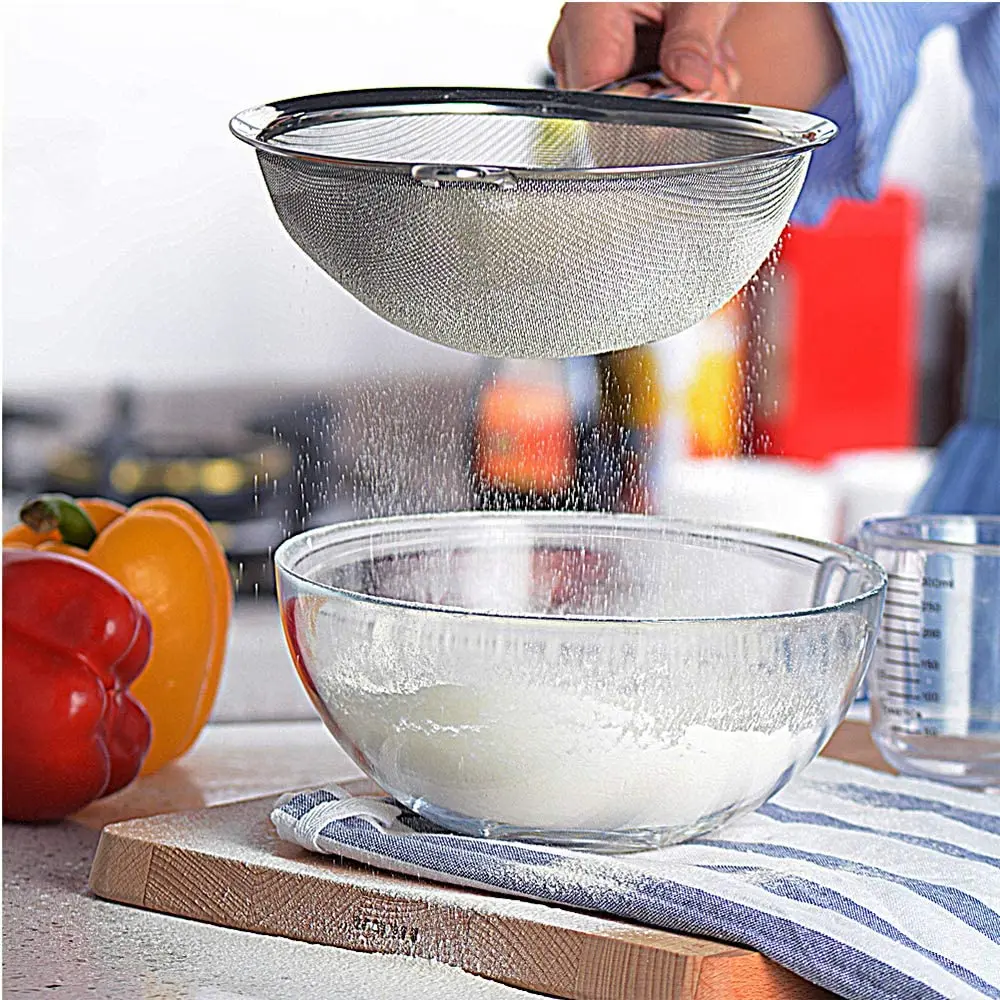 Set of 3 Stainless Steel Mesh Ladles - Durable & Versatile