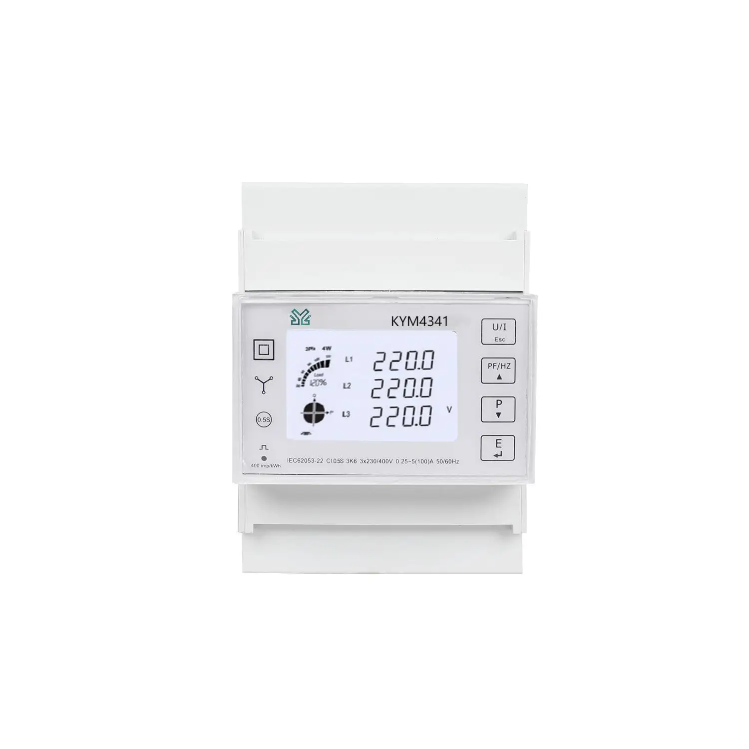 Lorawan 100A Three Phase Direct Connect Energy Meter Electric Meter ...