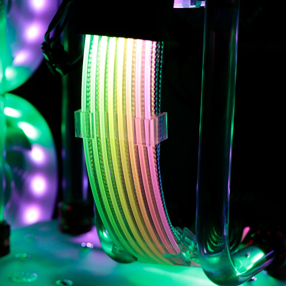 Neon GPU Strimer - Triple GPU 8pin ATX 24pin 5V ARGB SYNC