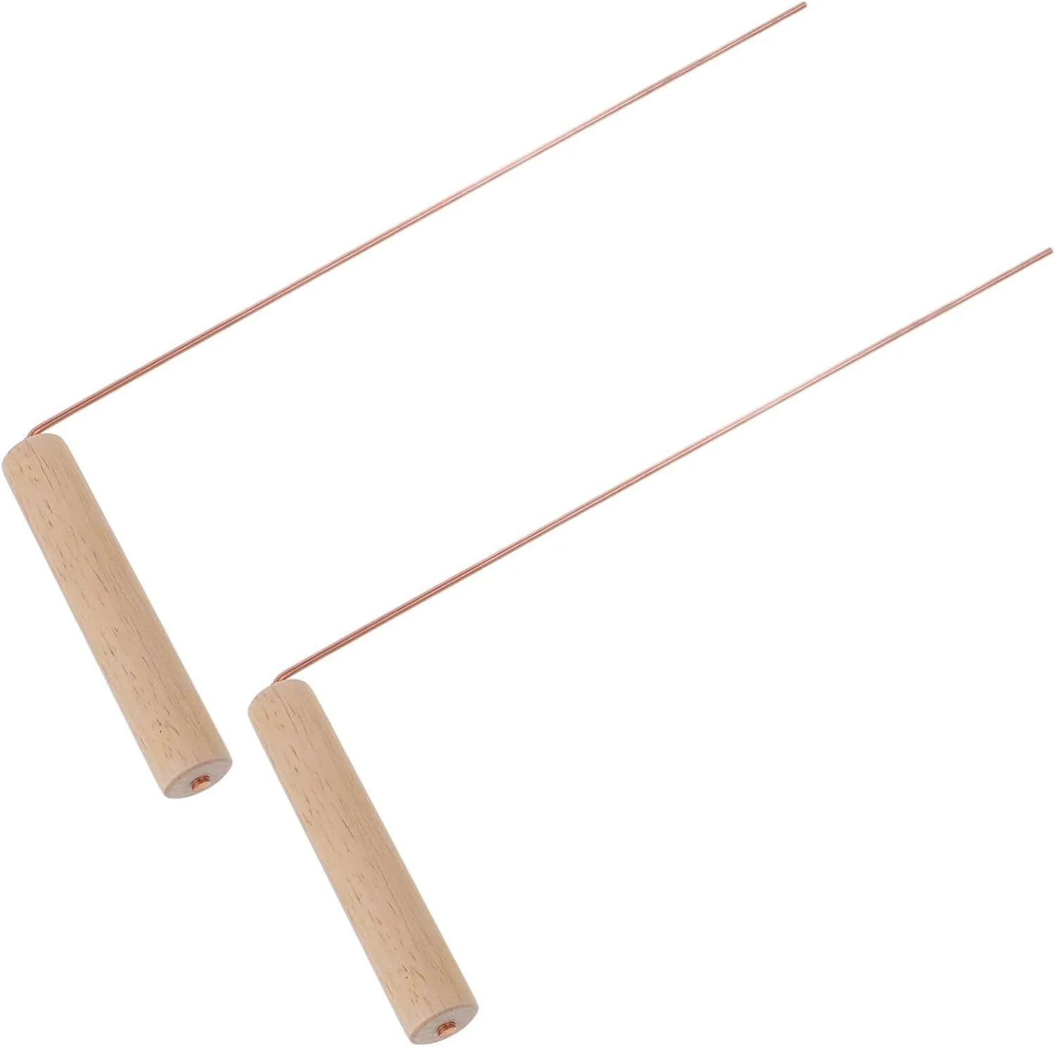 Pure Copper Dowsing Rods Set - Premium Handles & Shapes