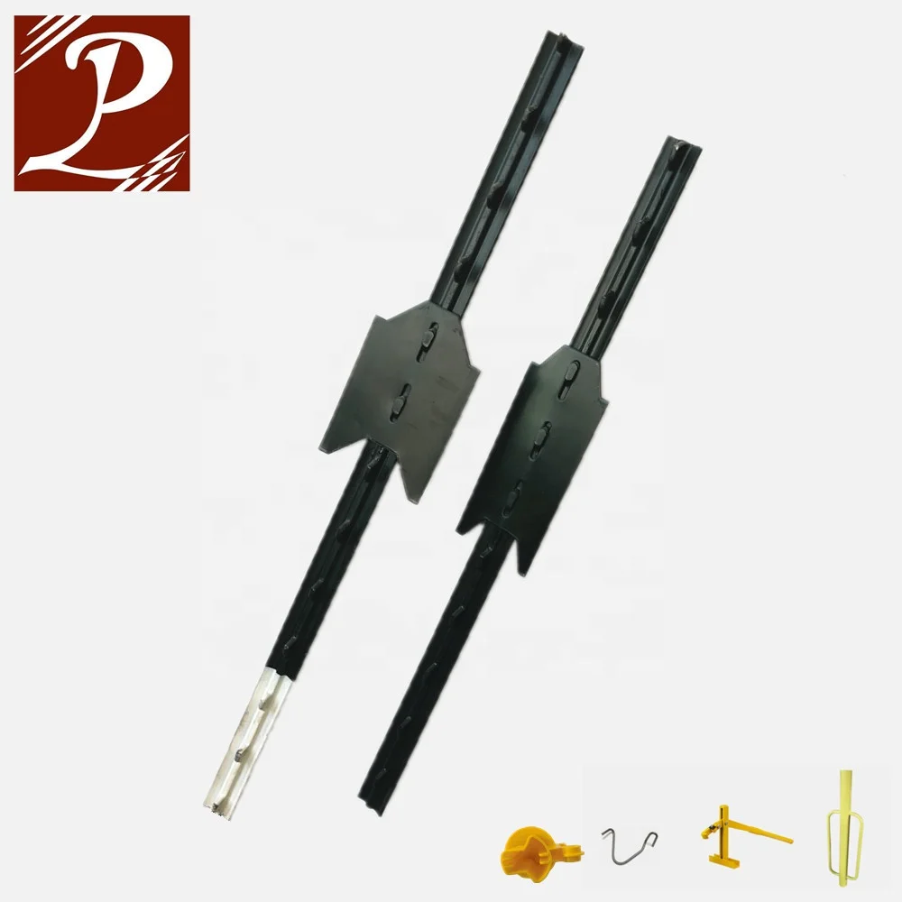 American Farm 6 Ft T-Post Steel Studded Fence Posts