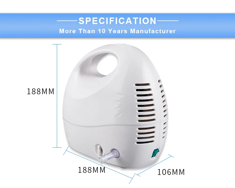 CE Medical Portable Air Compressors Nebulizer Therapy Machine
