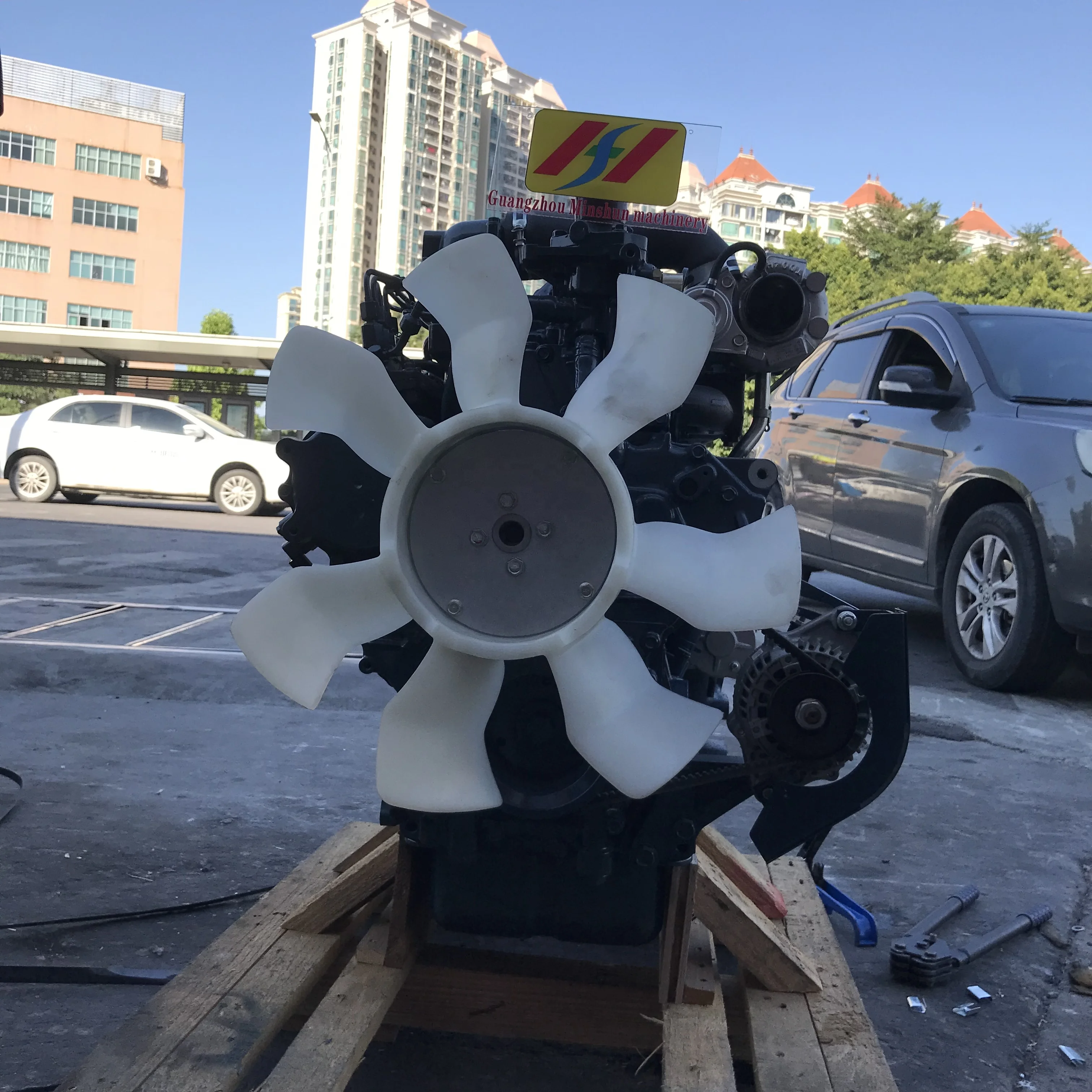 Excavator Diesel V1505t V2203-t V2403-t V2607t Kx185 Pro100 Motor Assy ...