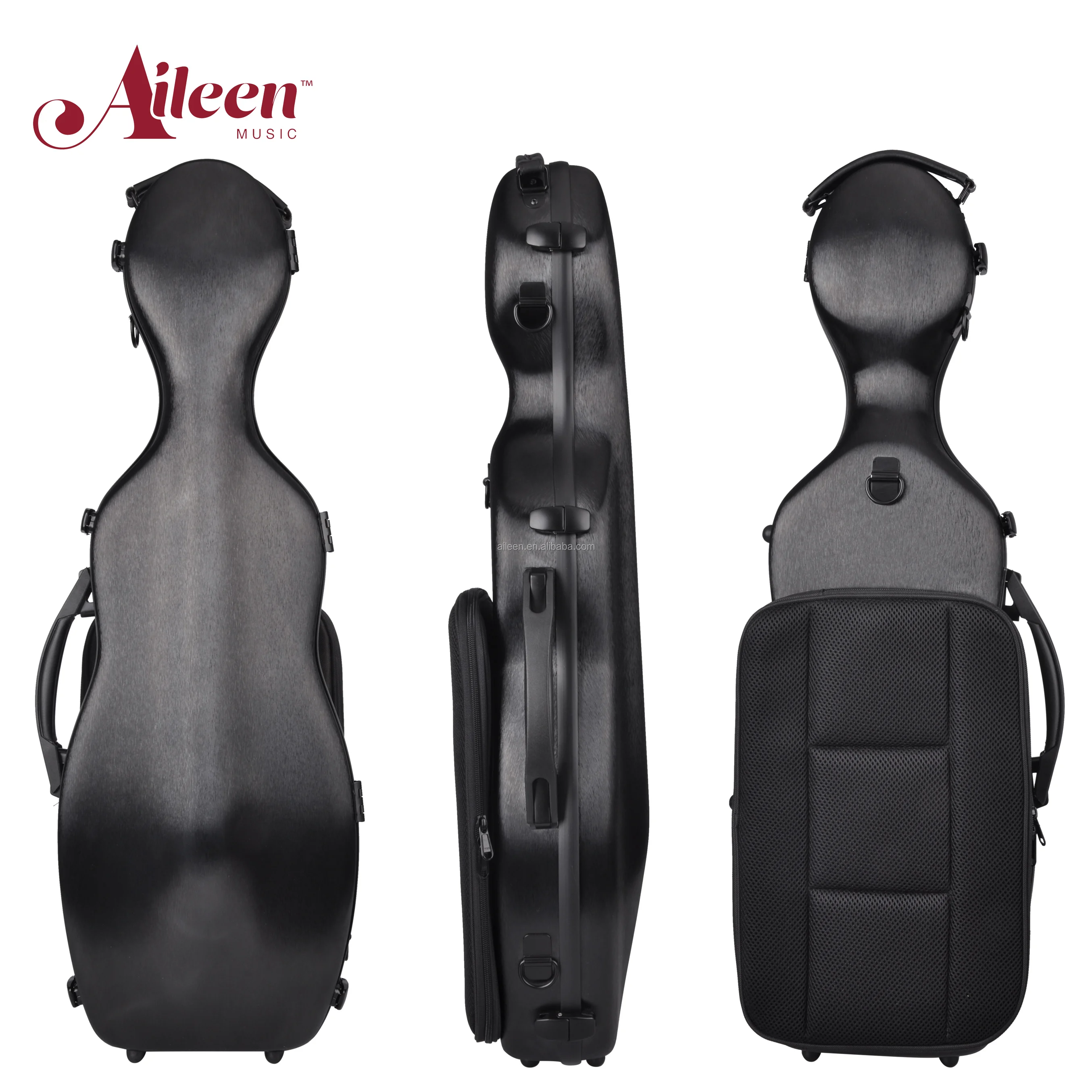 Carbon Fiber Hard Shell Waterproof Cello-Shaped Viola Case