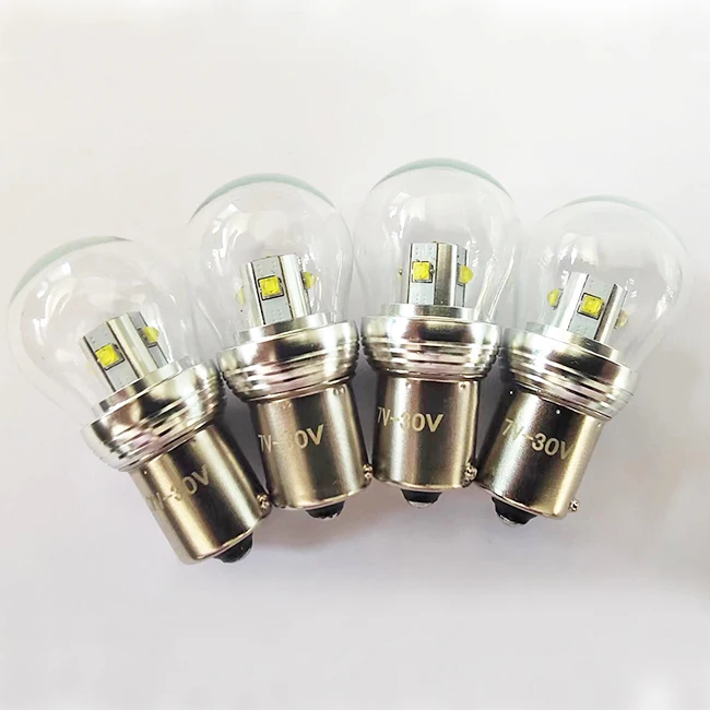 Ba15s Base S25 2w 5 Cree Chip Led Car Bulb Lamp Ba15d 7v-30v 200lm ...