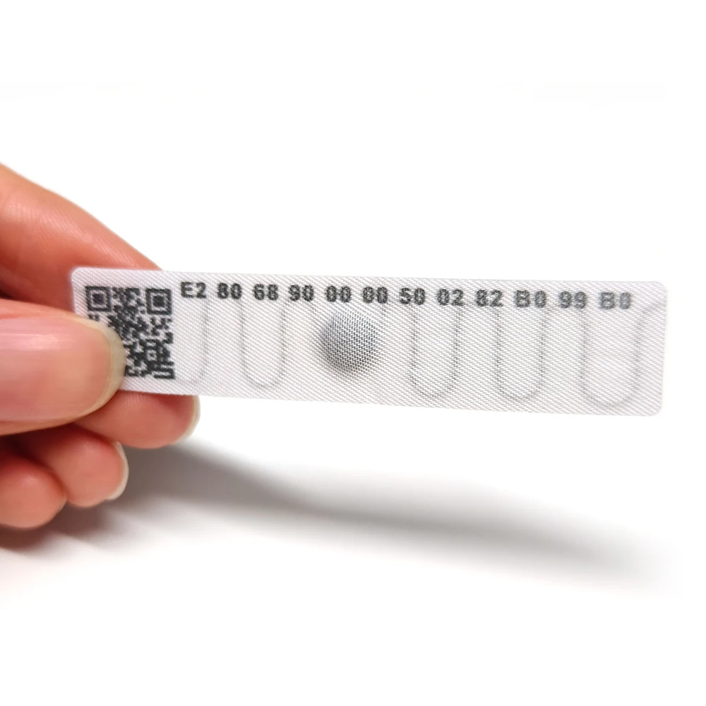 Serial Number QR Code Printable UHF 860-960Mhz Flexible Textile 8 Chip ...