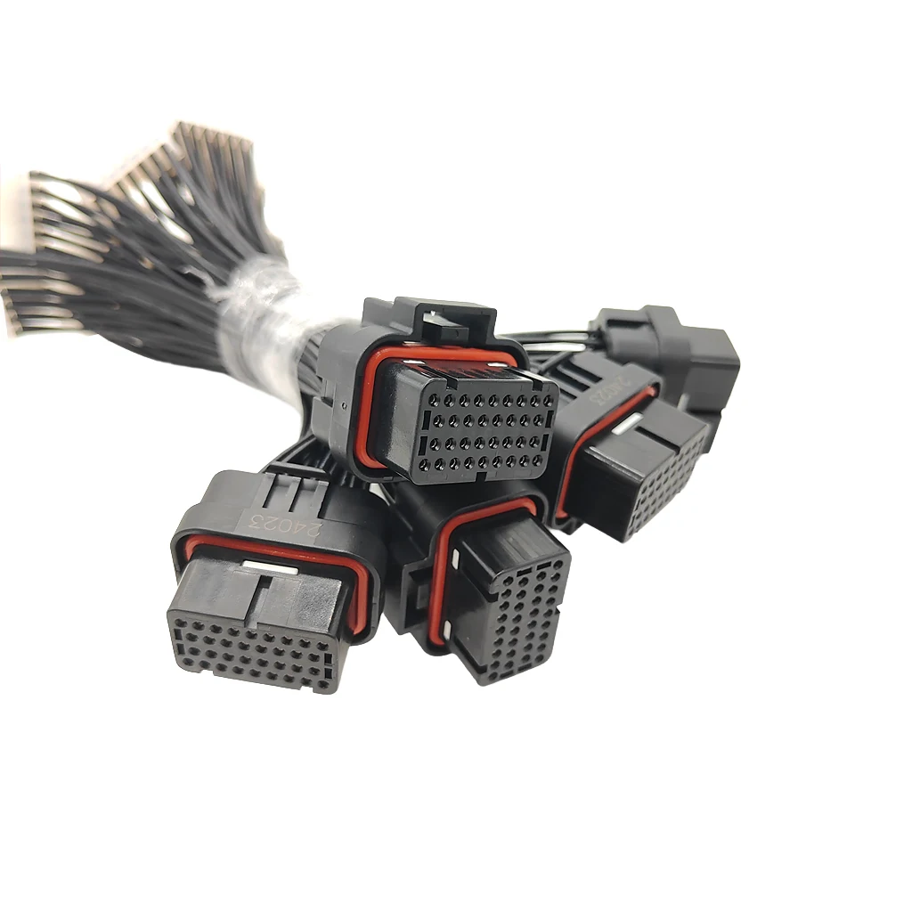 Custom Wire Harness 4-1437290-0 1.0mm 34Pin Super Seal Connector to ...