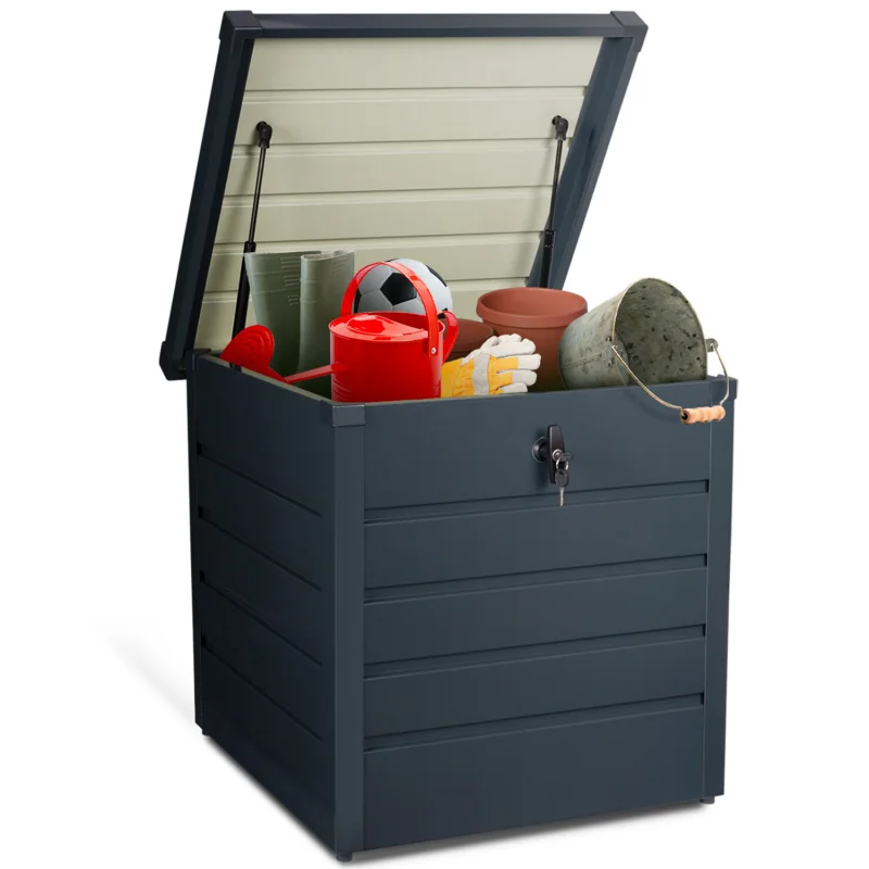 Waterproof Metal Garden Storage Box 200L for Outdoor Cushions