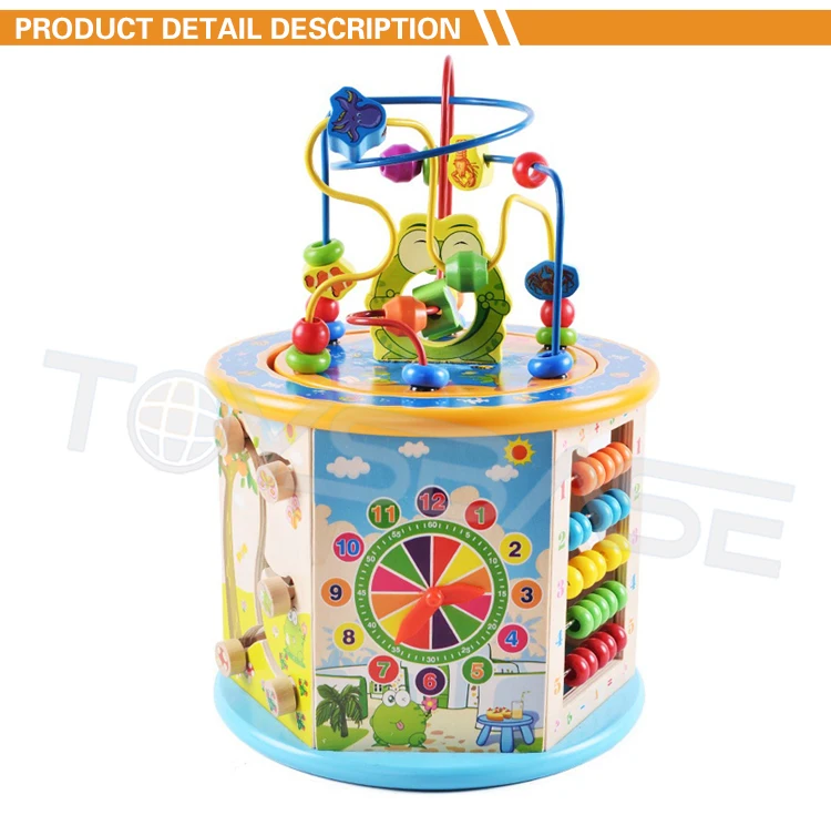 DIY Multifunctional Puzzle Big Round Wood Bead Maze Toy| Alibaba.com