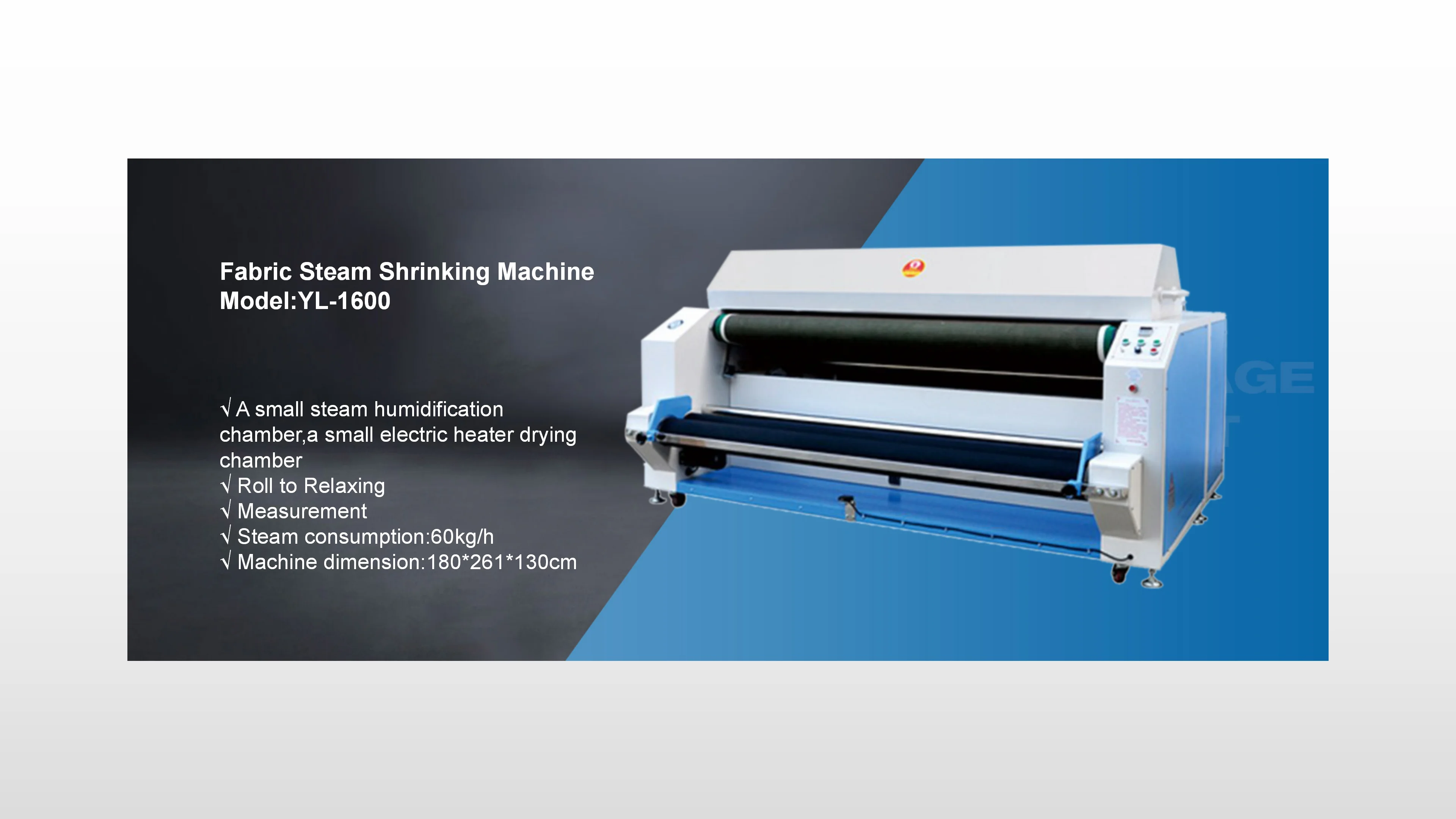 Garment Machinery - Fabric Shrinking and Forming Solutions