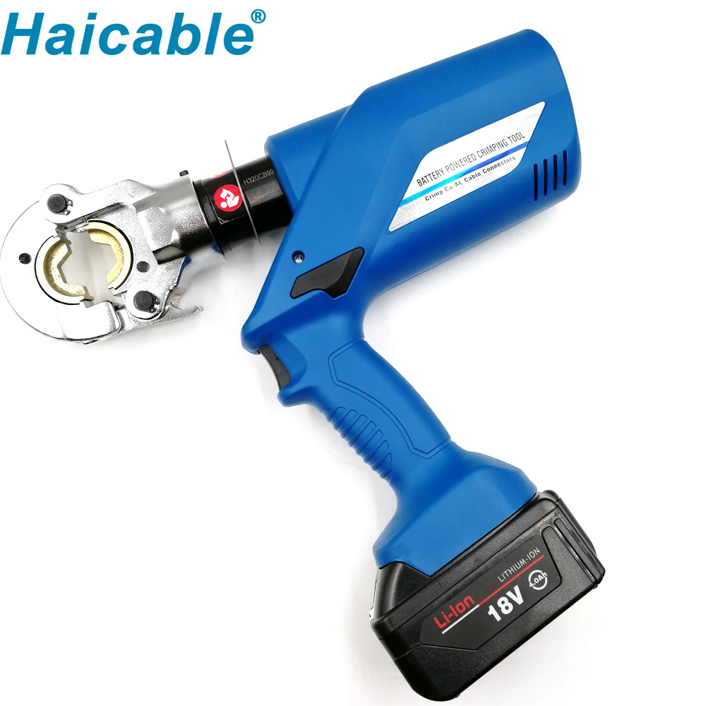 EZ-300 Battery Electric Hydraulic Crimping Tools - 360° Rotation & LED ...