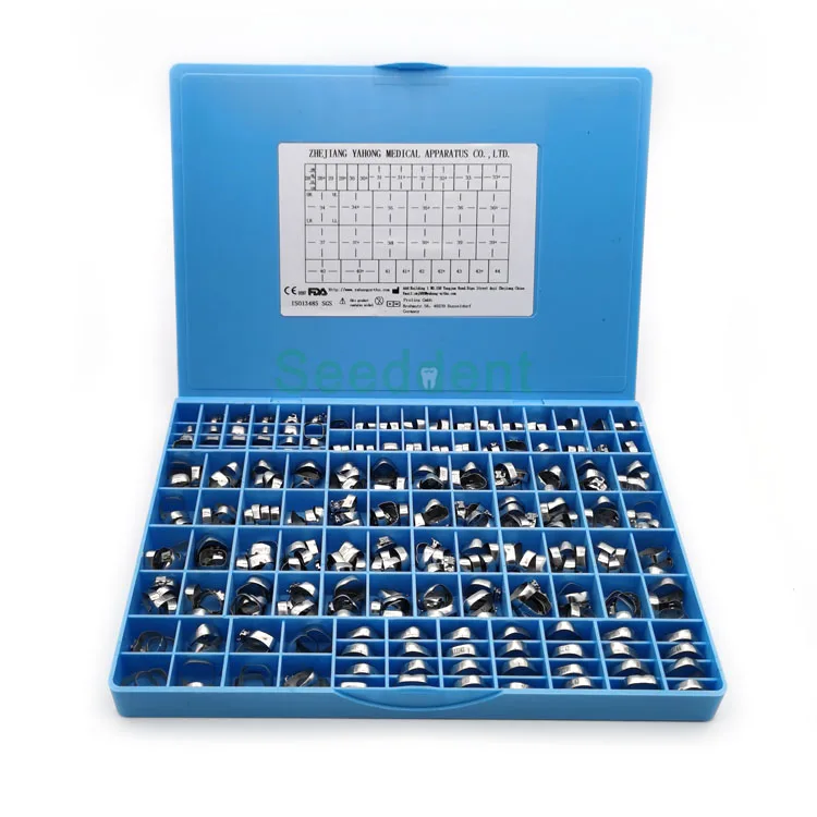 Dental Orthodontic Stainless Steel Sand Blasted Molar Band With Buccal ...