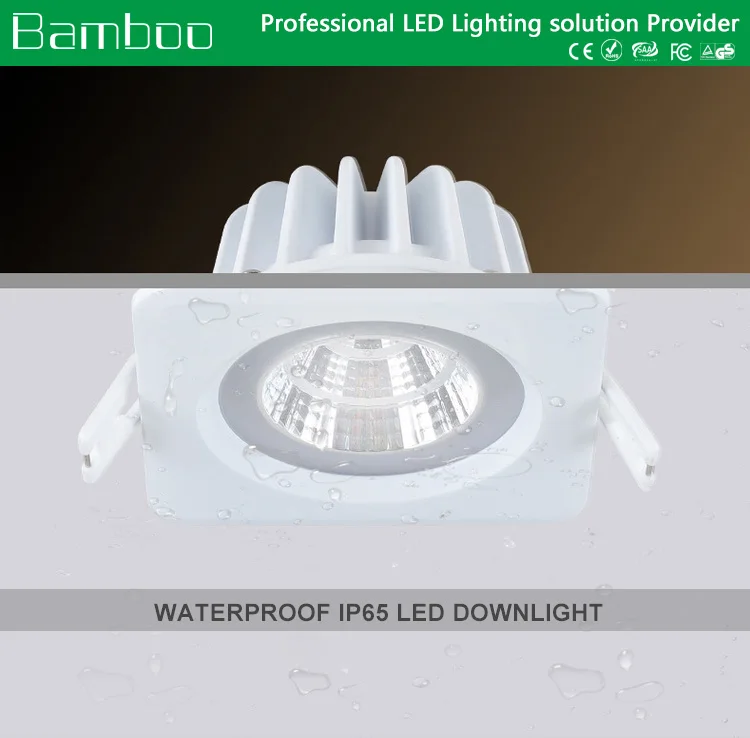 Ip65 Led Downlight 5w 7w 9w 12w 15w Cob Recessed Round Square ...