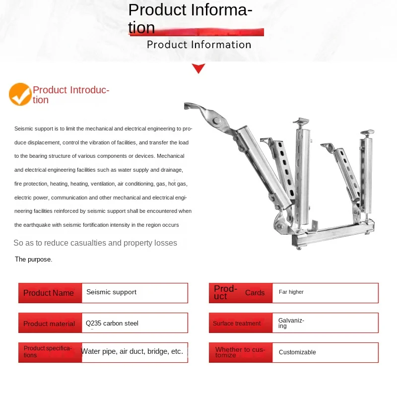 Customize Design Building c Channel Steel Plated Anti Seismic Tubular ...