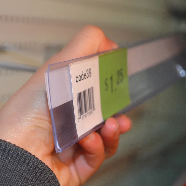 Pvc Plastic Label Holder Extrusion Profile With Tape Shelf for ...