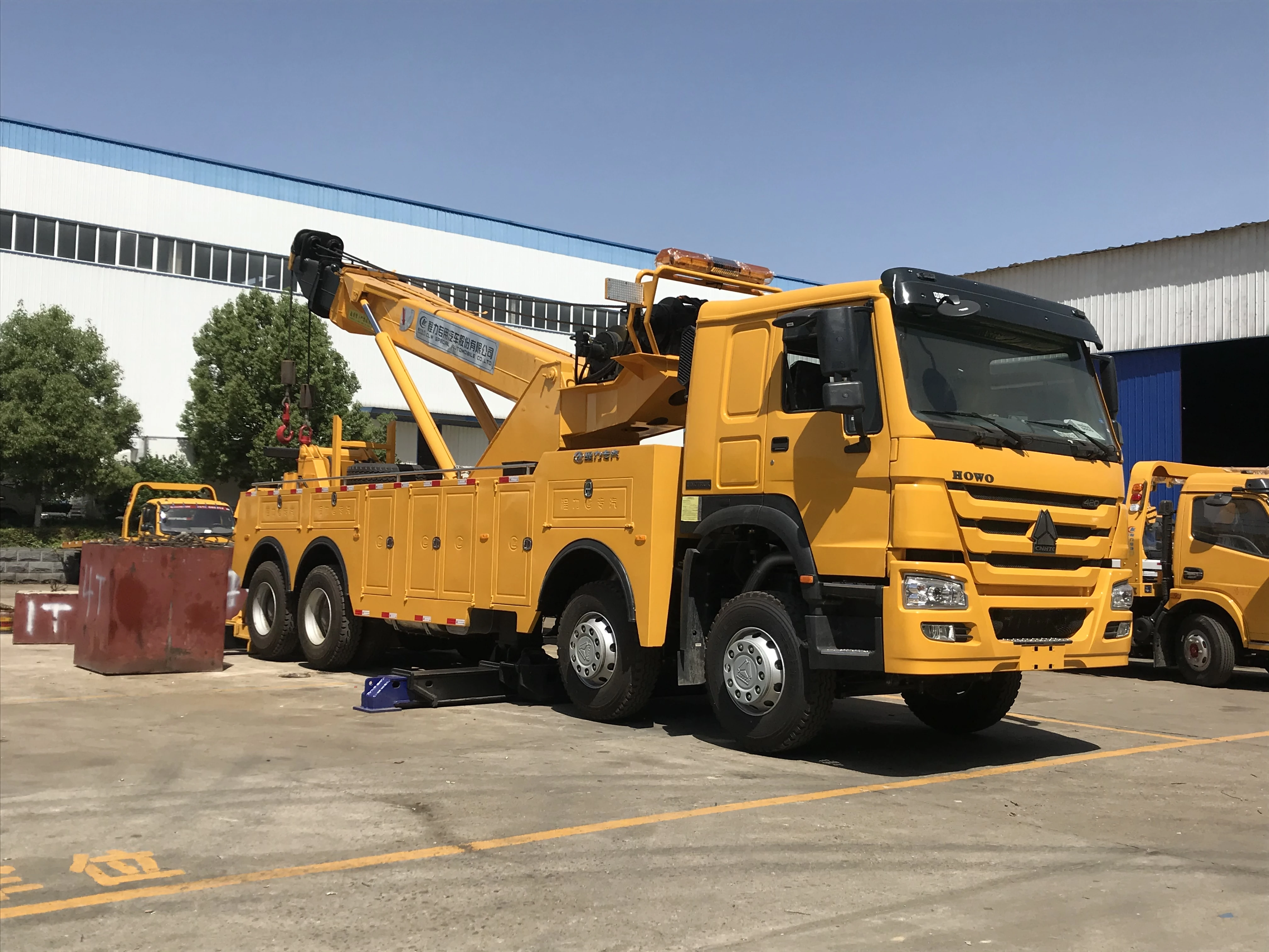 50ton Towing Wrecker Tow Truck for Sale - Howo Wrench Truck