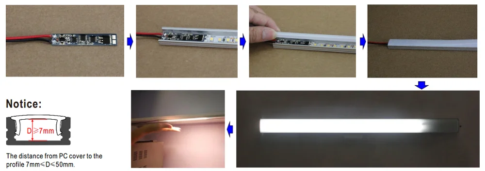 Capacitive Proximity Sensor Light Dimmers for LED Lights