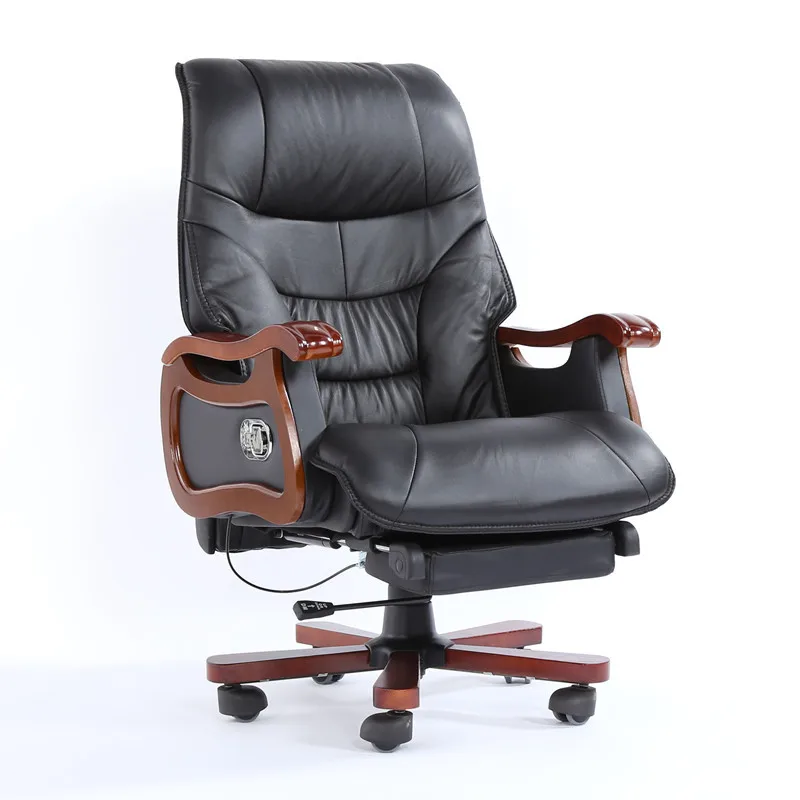 Luxury Leather Office Chair Pu Executive Chair Swivel Big Boss Chair ...