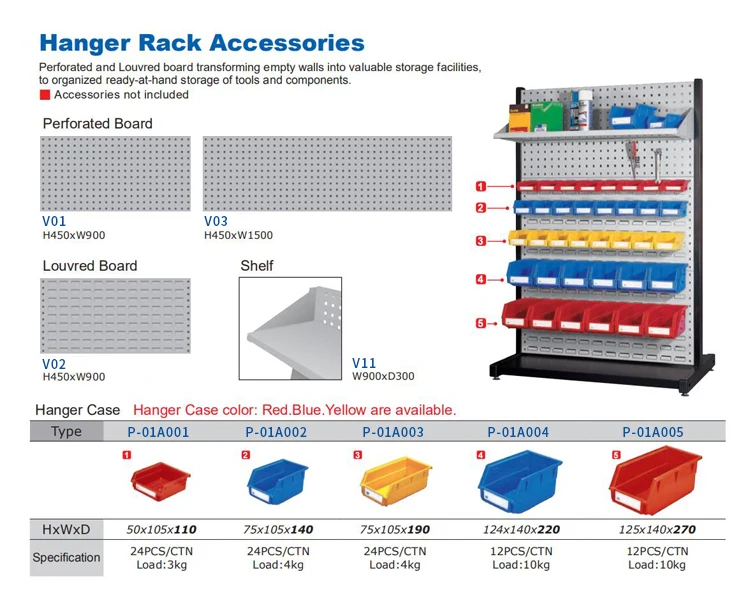 Rolling Tools Display Board - Efficient Storage Solutions