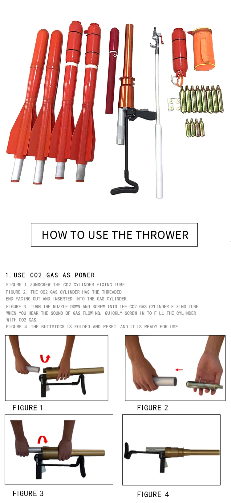 Pneumatic Rescue Lifesaving Equipment Line Thrower Marine Lifesaving ...