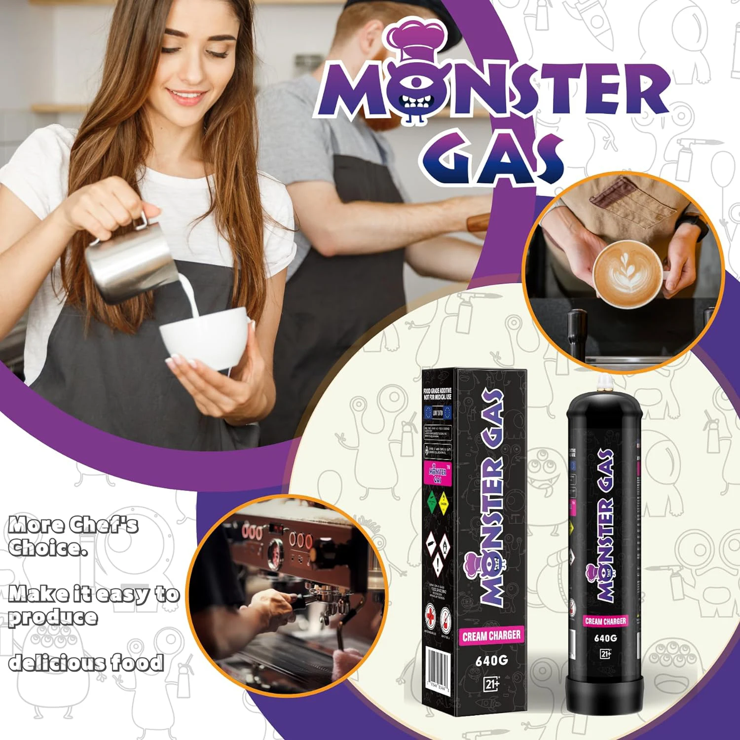 Monstergas High Pressure Factory Direct Sale Disposable Gas Cylinder 0 ...