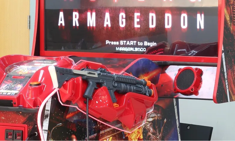 55 Inch Lcd Aliens Armageddon Gun Shooting Game Machine Simulator ...