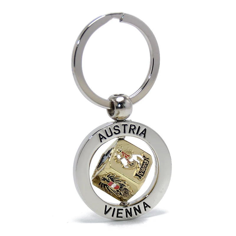Austria Customized Souvenir Vienna Keyring - Ageo Toy