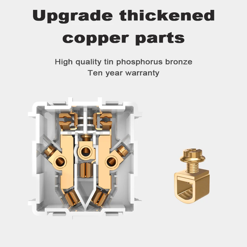 Wall Light Switches Wall Switch Socket US With Led 10A 1/2/3/4 Gang ...