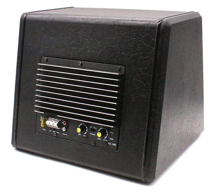 120W 10 Inch Trapezoid Subwoofer Box for Car Audio System