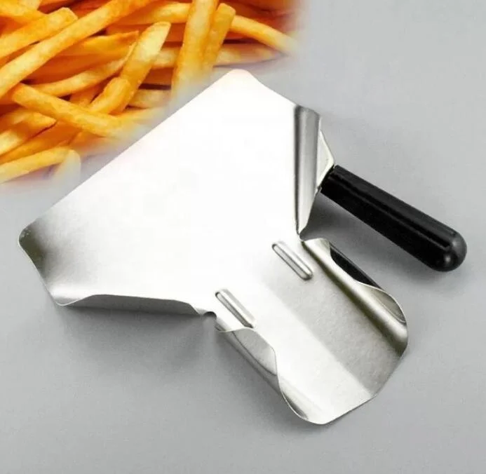 Potato Scoop Fries - Fast Food Tools for Efficient Service