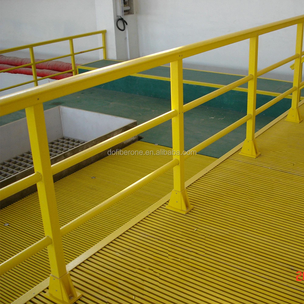 Fiberglass Handrail - Durable, Minimalist, and Chemical Resistant
