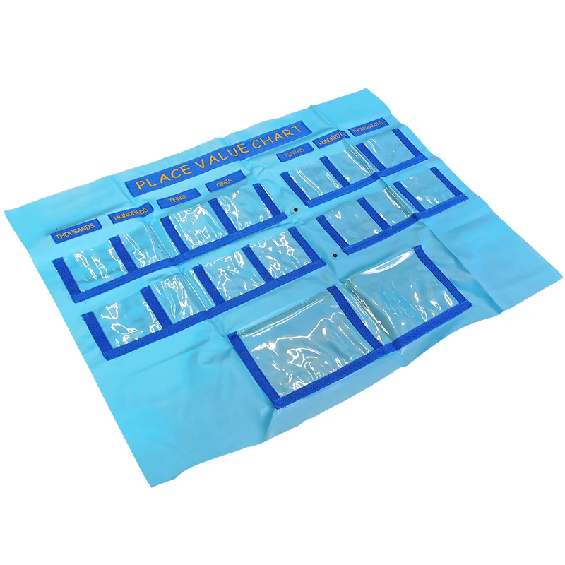 Place Value Chart With Decimal Pockets For Teching Laboratory ...