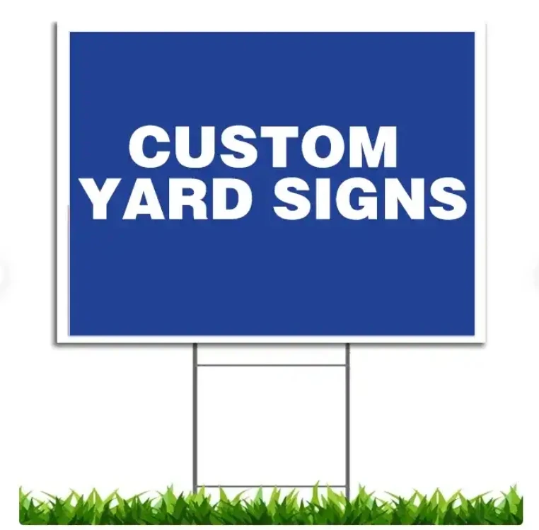 Wholesale 18x24 Outdoor Campaign Adverting Signs Plastic Custom Lawn ...