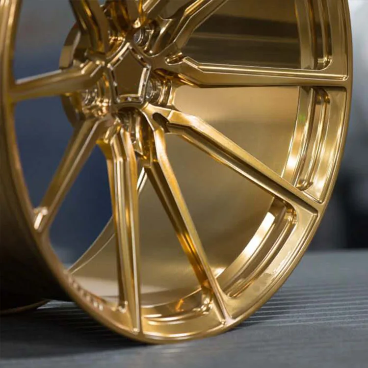 20x9 Et25 20x10.5 Et38 Pcd 5x120 Cb72.6 Glossy Gold Color Alloy Wheels ...