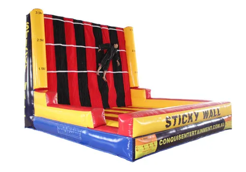 Stick on Wall Panels Inflatable Sticky Fly Wall Carnival Games